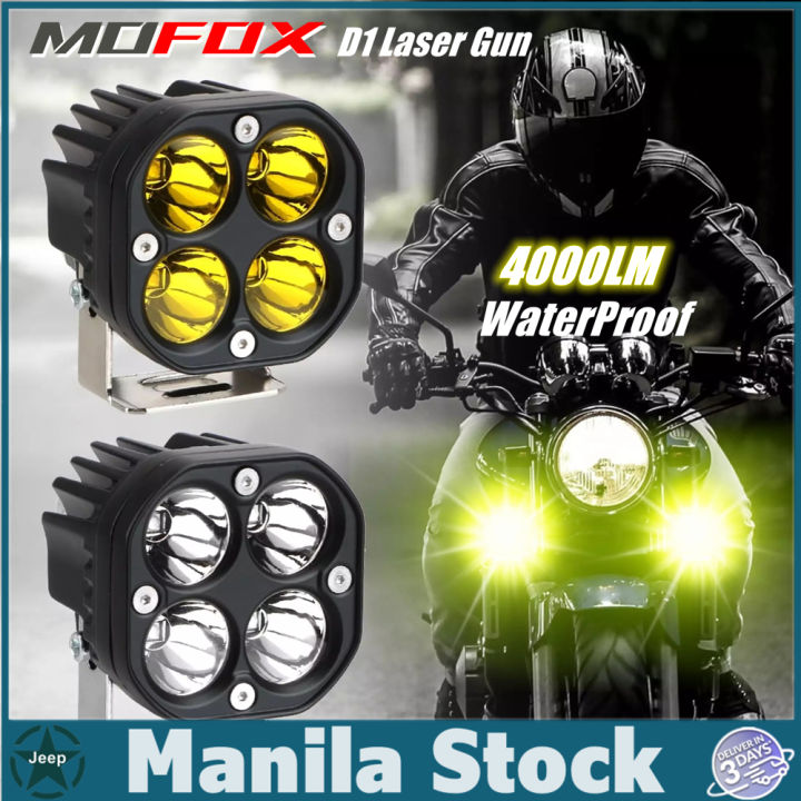 MOFOX D1 2Pcs Set Spotlight Motorcycle Running Light 12V 24V 3inch 40W ...