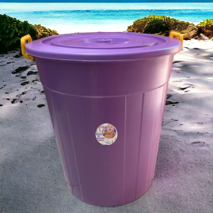 EMBER JUMBO 80 LITER DENGAN TUTUP EMBER PLASTIK EMBER AIR KAMAR MANDI ...