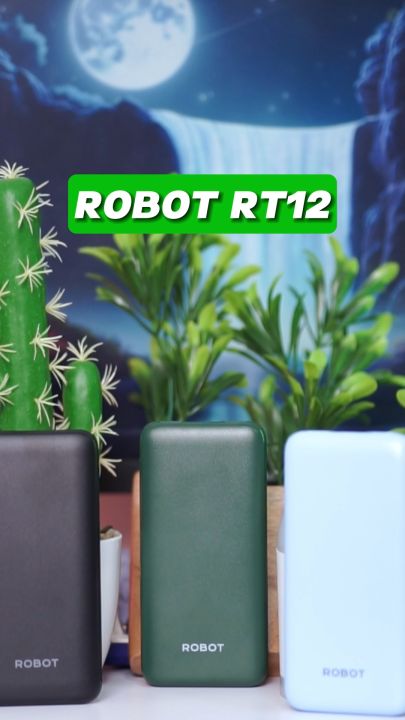 ROBOT PowerBank RT12 10000 mAh Dual Input Output Slim Original Garansi ...