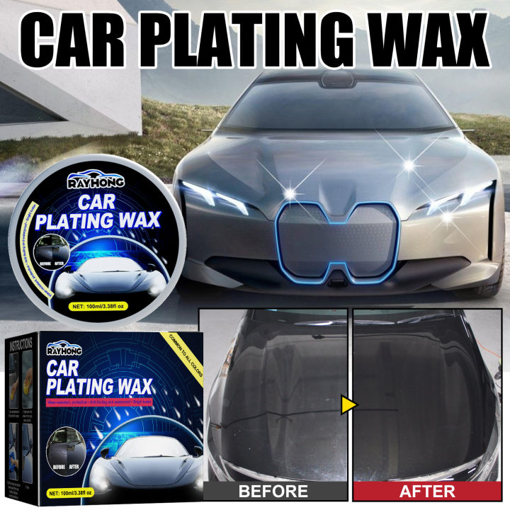 RAYHONG Car Plating Wax Original Car Wax Crystal Plating Set Auto ...