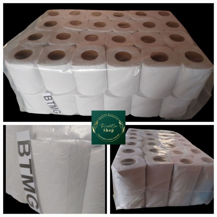 TOP TOILET BATHROOM TISSUE ROLL WITH CORE MIXED GRADE QUALITY 48 rolls ...