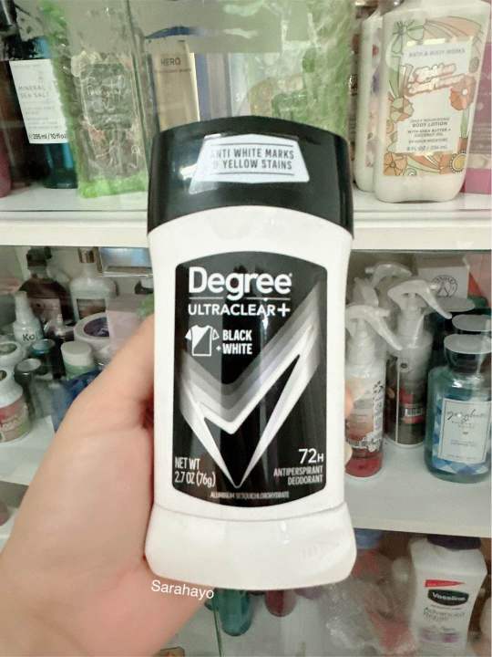 Degree Ultra Clear Black+White Antiperspirant Deodorant Stick 76g ...