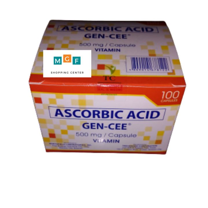 Gen-cee Vitamin C - 500mg (100 Capsules) | Lazada PH