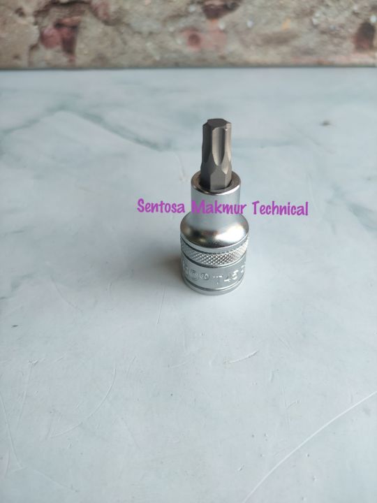 TEKIRO 1/2" T45 Starbit Star Bit Sock Socket Mata Sok Bintang T 45 | Lazada Indonesia