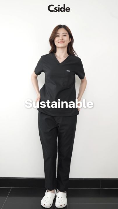 Cside Scrub - Sustainable Collection - (ชุดสครับ ชุดสครับหญิง ชุดสครับ ...