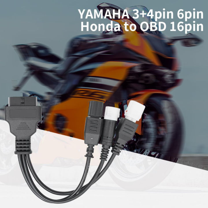 【Ready Stock&COD】For 3Pin/4Pin Honda 6Pin Motorcycle OBD Diagnostic ...