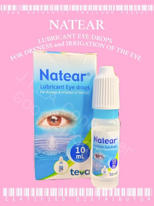 Legit Thailand Natear Lubricant Eye Drops For Dryness & Irritation Of ...