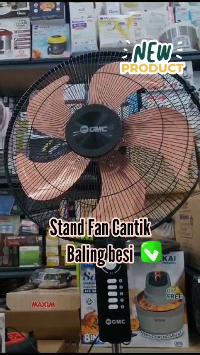 GMC Stand Fan Kipas Angin Berdiri 18 Inch Model 328 Kipas Angin Tumpu ...