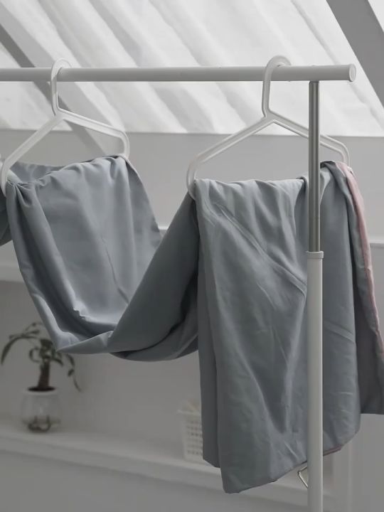 Round Drying Rack 360° Rotatable Circle Shape Spiral Blanket Bedsheet ...