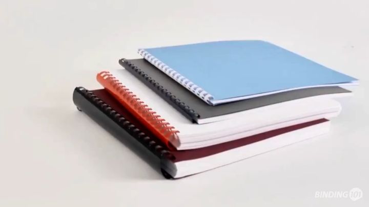 Officom 50pcs Plastic Ring Comb Binder Rings A4 Size 21 Holes Binding ...