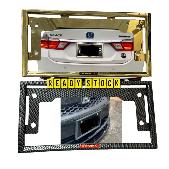 Frame plate honda gold carbon fiber | Lazada