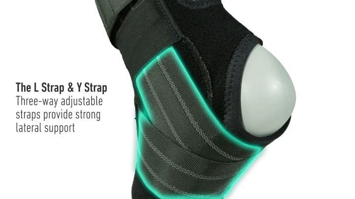 Zamst A1 Right -Sports Ankle Brace with Adjustable Three Way Straps ...