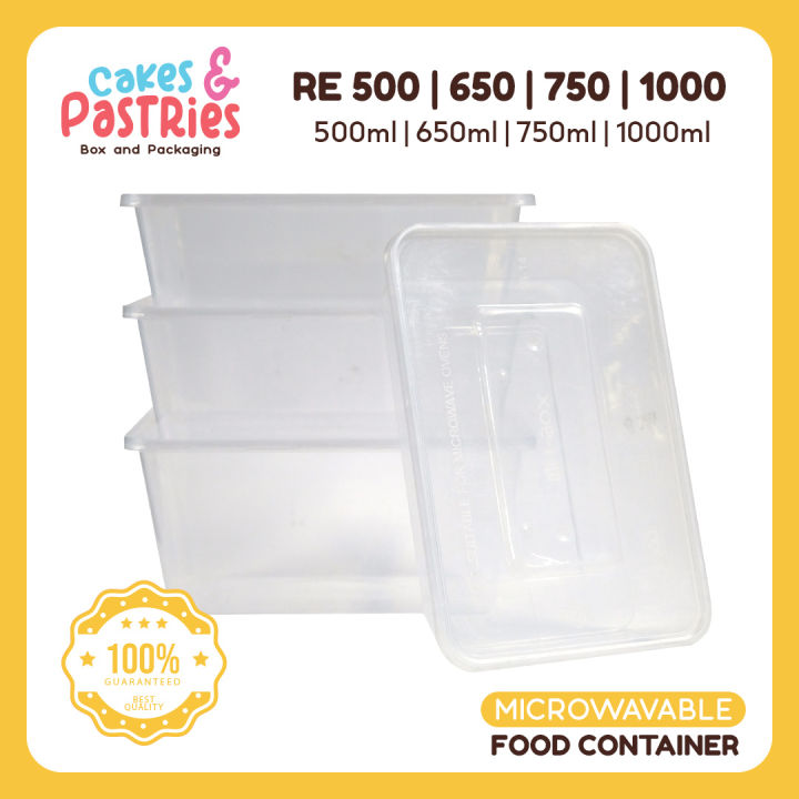 RE 500ml,650ml,750ml,1000ml TRIGEM MICROWAVEABLE PLASTIC CONTAINERS ...