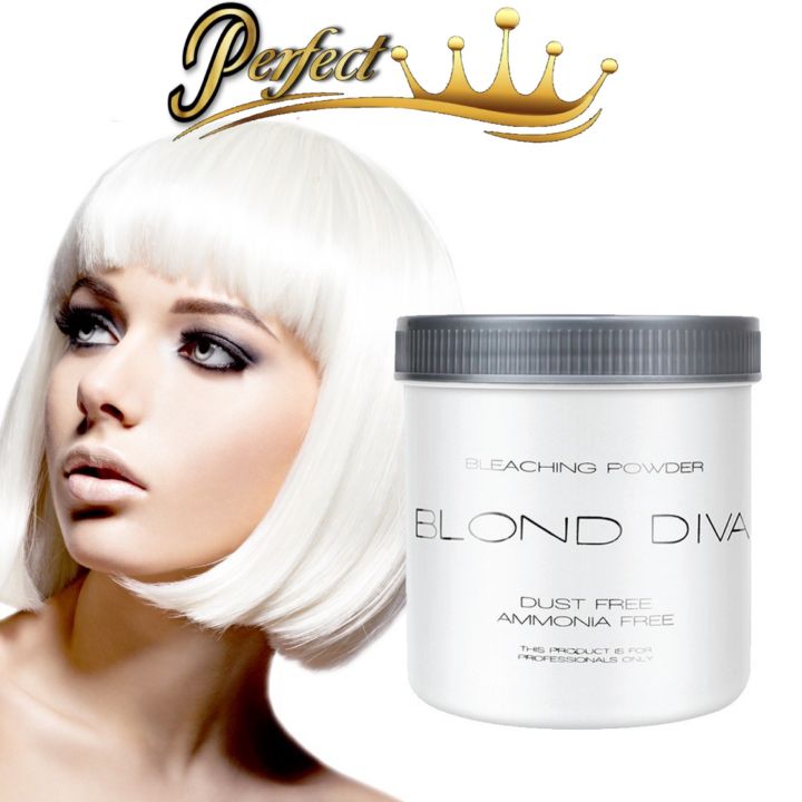 Blond Diva Bleaching Powder White Bleach Hair Color Ammonia Free Salon ...