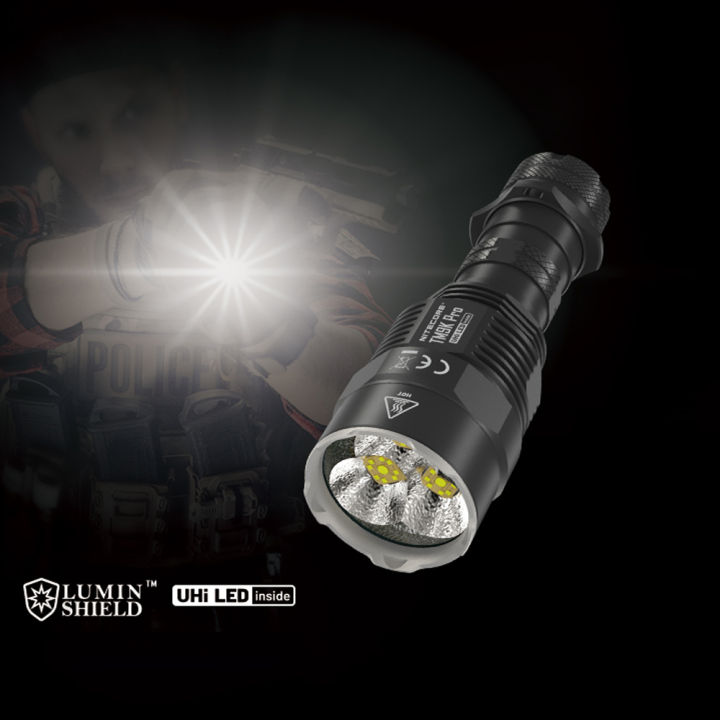 NITECORE Senter LED Tactical Flashlight UHi 40 IP68 9900 Lumens - TM9K ...