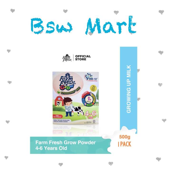 [ 4-6YRS Milk Powder 500G ] - Fresh & Honest Growing Up Milk Farm Fresh ...