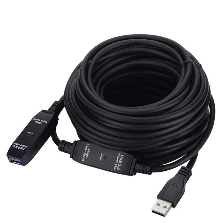 Usb3.0 Extension Cable Data Line Built-in Amplifier Chip Computer ...