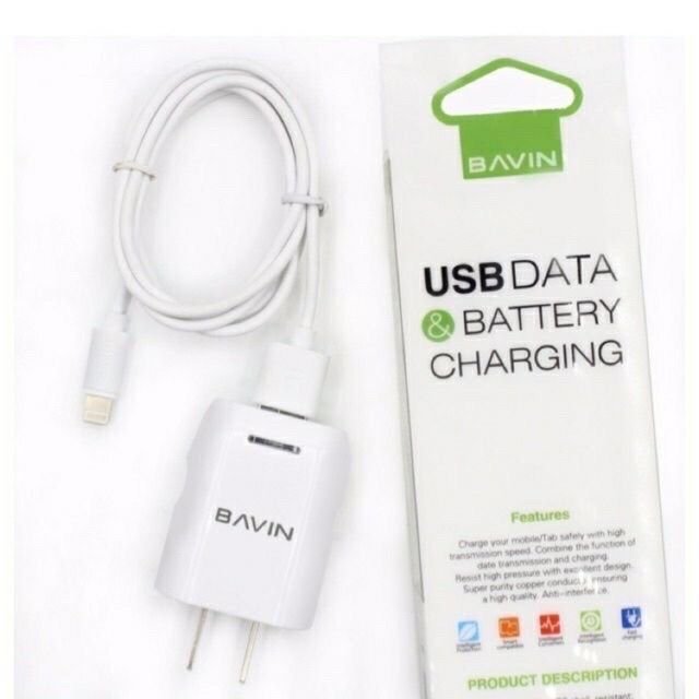Original BAVIN Charger iphone Android Type-C | Lazada PH