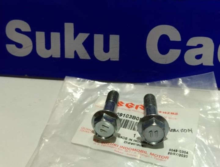 baut kaliper kepala babi depan suzuki satria 2tak hiu lumba pnp smash shogun asli | Lazada Indonesia