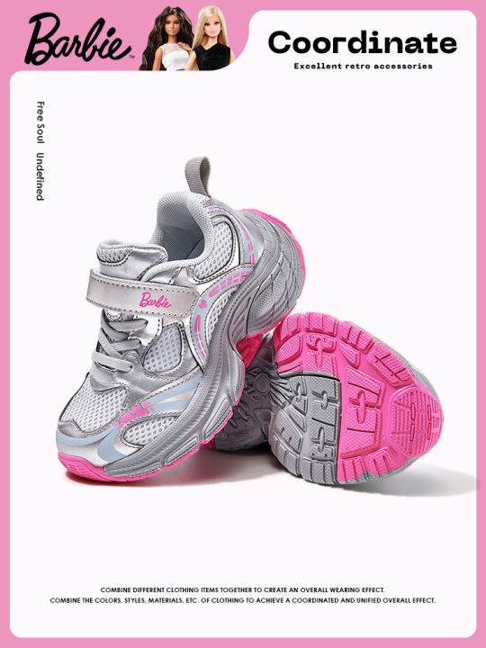 Barbie | Spring Casual Fashion Net Surface Dad Shoes for Girls | Lazada ...