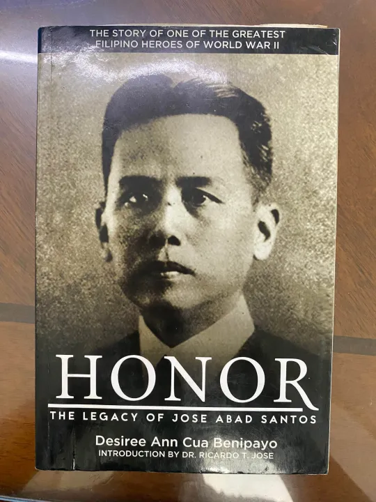 Honor The Legacy of Jose Abad Santos by Desiree Ann Cua Benipayo Filipino Hero of World War 2 ...