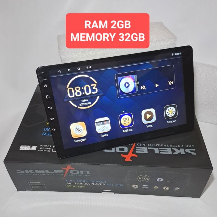 Head Unit Android 9 inch SKELETON RAM 2GB + 32GB SKT-8189 232 AHD | Lazada Indonesia