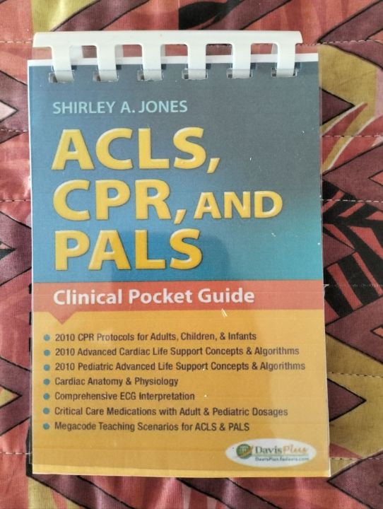 ACLS,CPR and PAlS pocket notes | Lazada PH
