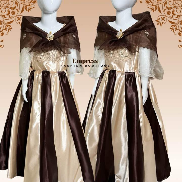 Modern Maria Clara with Alampay For Kids Buwan ng Wika Costume | Lazada PH