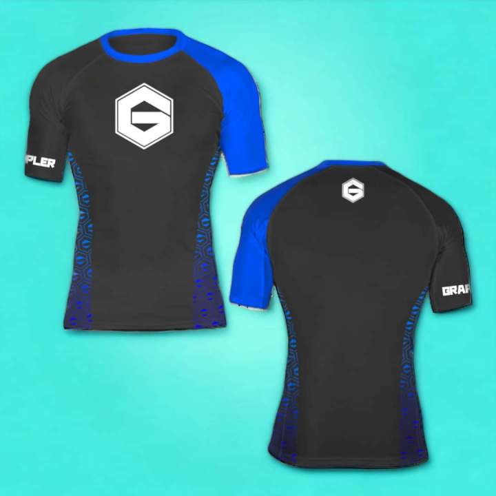 TG Comp Rank Blue Rashguard | Lazada PH