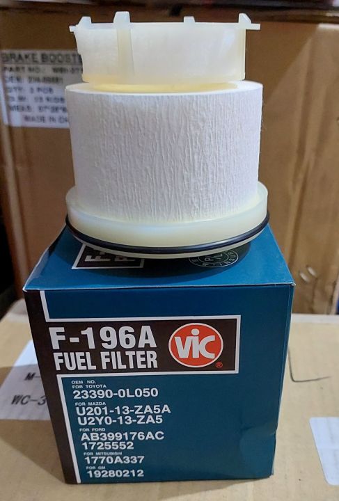 F196 FUEL FILTER VIC ORIGINAL FOR FORD EVEREST, RANGER, HILUX, HIACE | Lazada PH