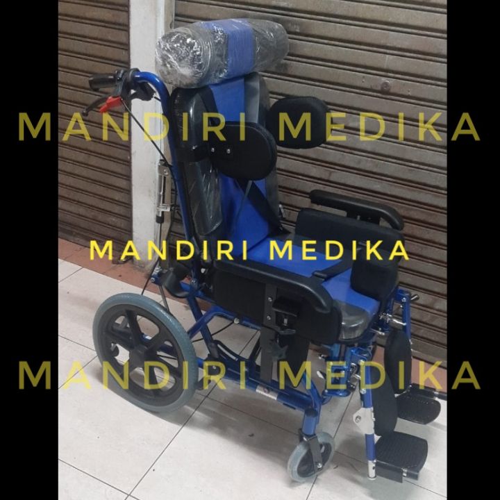Kursi Roda Aluminium Cerebral Palsy Reclining SELLA | Lazada Indonesia