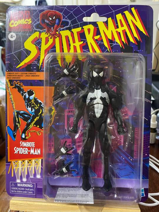 Marvel Legends Spiderman Retro Symbiote Spider-Man 6 inches Action ...