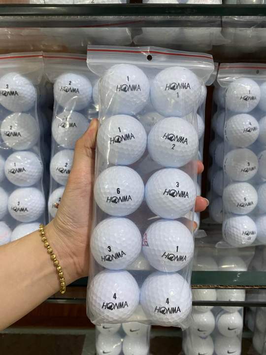 (Combo 10quả) Bóng Golf HONMA màu trắng độ mới 98% | Lazada.vn