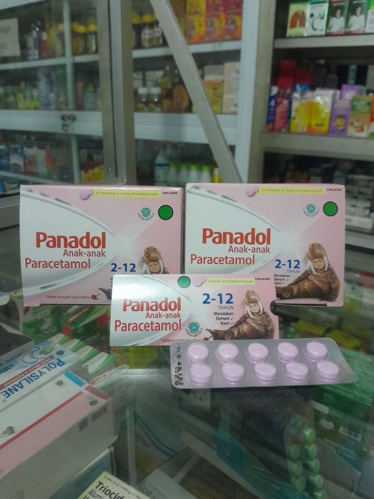 PANADOL TABLET KUNYAH UNTUK ANAK (Perdeda nyeri, menurunkan demam dan ...