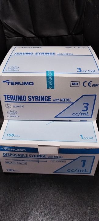 Terumo Syringe ( 1cc, 3cc ) 1box | Lazada PH