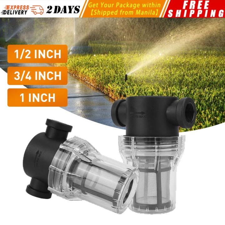 【1/2、3/4、1inch】Pipeline Filter Inline Mesh Strainer Water Pump Filter ...