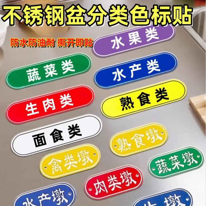 Kitchen Color Code Management School Dining Hall Kindergarten Knife ...