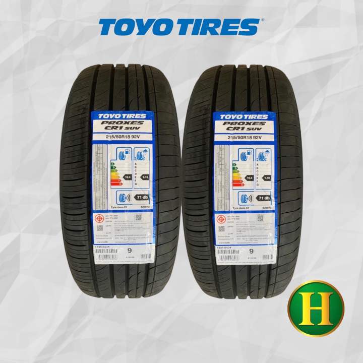 215/50R18 92V TOYO PROXES CR1 SUV ยางใหม่กริ๊ปปี 2024🔻 แถมจุ๊บลมยางแท้🙂 ...
