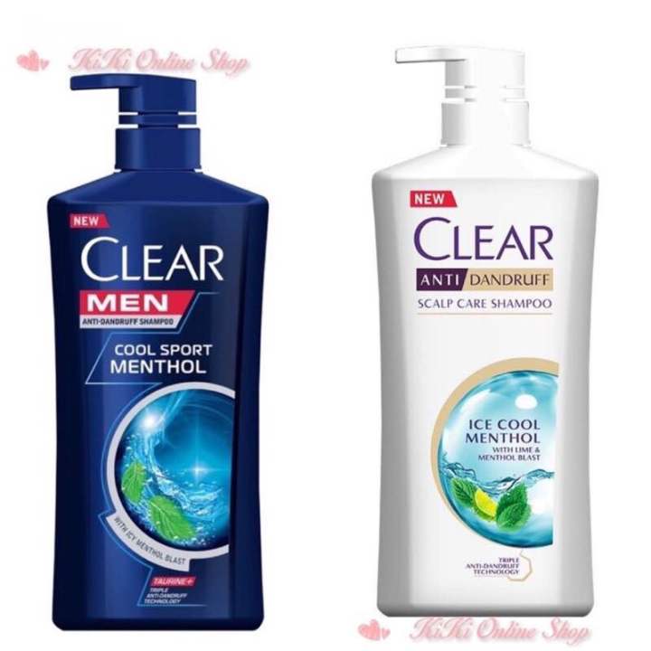Clear Men Cool Sport Menthol Anti-Dandruff / Ice Cool / Anti-Hair Fall ...