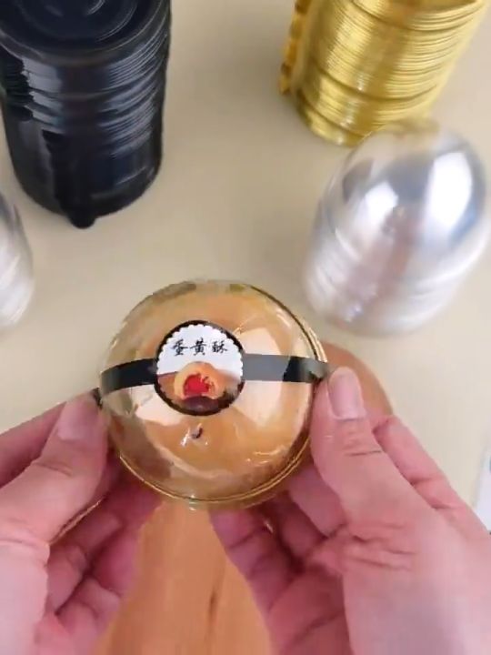 【50 pcs】Mooncake Cupcake Cookies Tray Box Container Round Square Mini ...