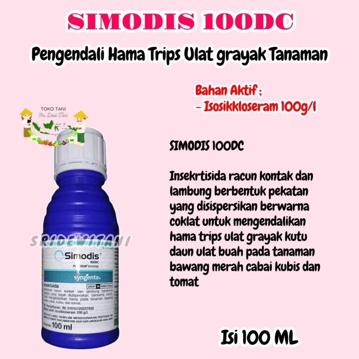 Insektisida SIMODIS 100DC Isi 100 ML Pengendali Hama Semua Tanaman ...