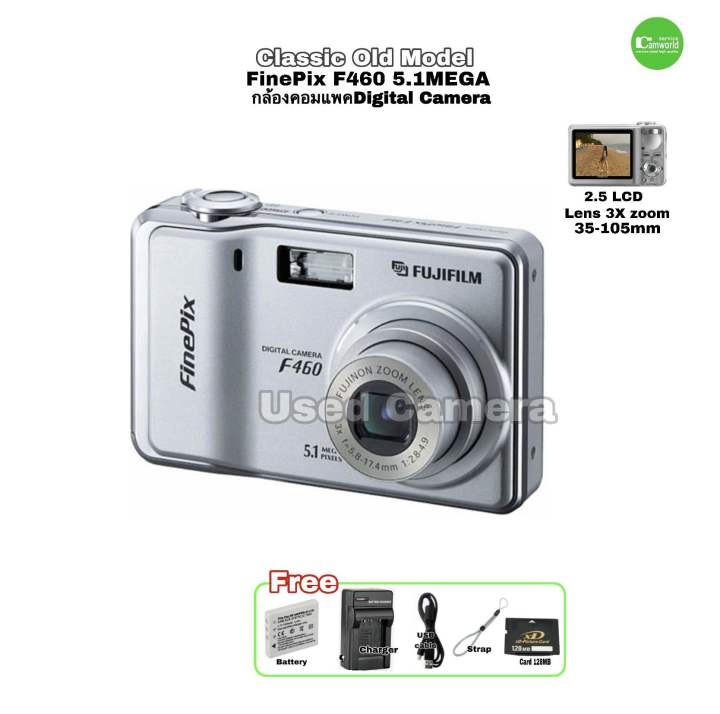 FUJIFILM FinePix F460 Compact Camera Classic Old model กล้องคอมแพค รุ่น ...