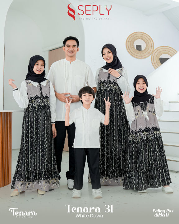 SEPLY TENARA 31 WHITE DOWN SARIMBIT KELUARGA BAJU COUPLE 2025 | Lazada ...