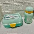 Set Botol Minum Dan Kotak Makan Anak Motif Karakter Lucu BPA Free 2 Tingkat Bonus Sendok Dan ...