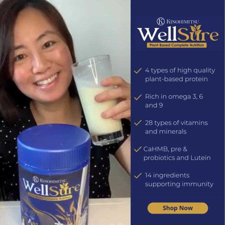 [Buy 5 Free 1] Kinohimitsu WellSure Pre & Probiotics Plant-Based ...