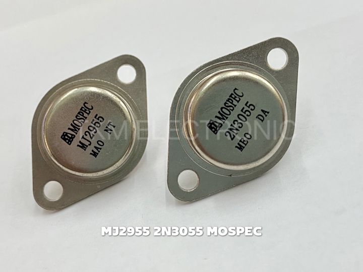 MJ2955 2N3055 จานบิน MOSPEC ราคาต่อ 1คู่ | Lazada.co.th
