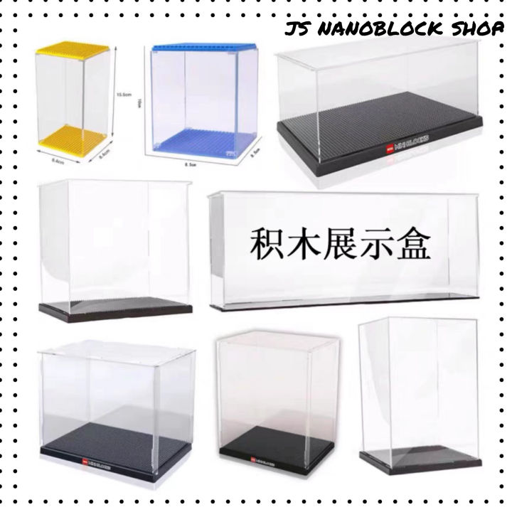 ‼️ 现货 ‼️ReadyStocks Display Box Nanoblock Acrylic Box微颗粒积木展示盒透明 亚克力 ...