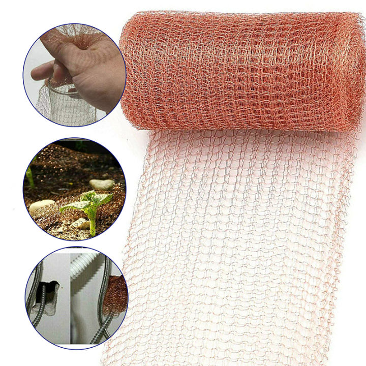 3/6m Pure Copper Soffit Mesh Anti-snail Rat Rodent Slug Snail Control ...