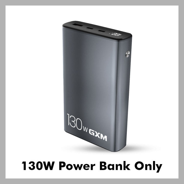 GXM PD 130W Power Bank 20000mAh Capacity Battery Fast Charging for ...