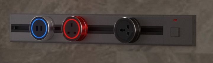 LEJIA Power Track Socket Wall Plug Socket Switch 600mm/1000mm Power ...